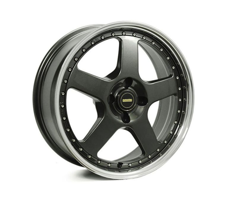 Buy Simmons Fr-1 19 X 8.5 5 X 114.3 Gloss Black Mirror Lip Wheel